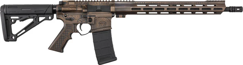 AUTO-ORDNANCE TRUMP 2024 - 5.56MM 16" 30RD BRNT BRNZ CRKT - Shadow ...